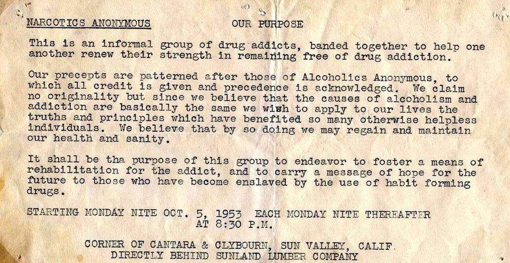 Narcotics Anonymous Comes of Age